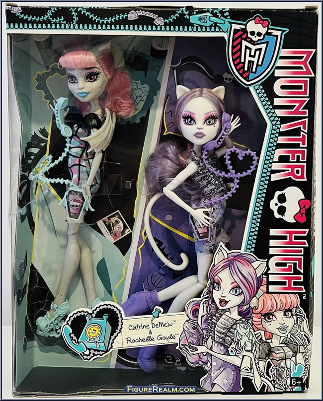 Catrine DeMew & Rochelle Goyle - Monster High - Ghoul Chat - Mattel Action Figure