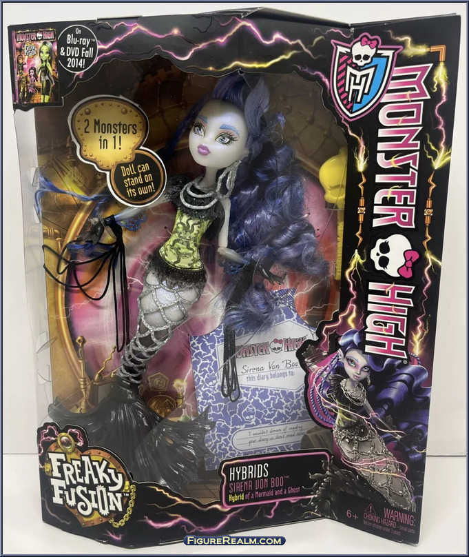 Sirena Von Boo (Hybrids) - Monster High - Freaky Fusion - Mattel Action ...