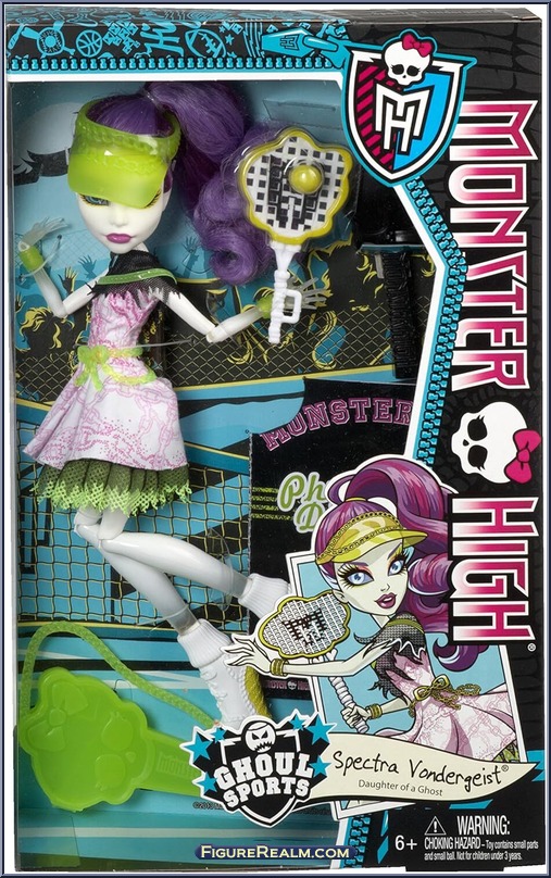 Spectra Vondergeist - Monster High - Ghoul Sports - Mattel Action Figure