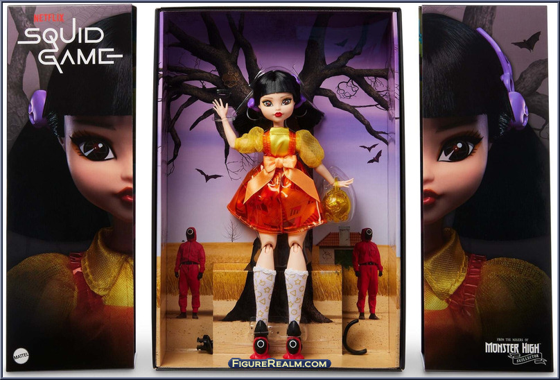 Squid Game Young-hee - Monster High - Skullector - Mattel Action Figure