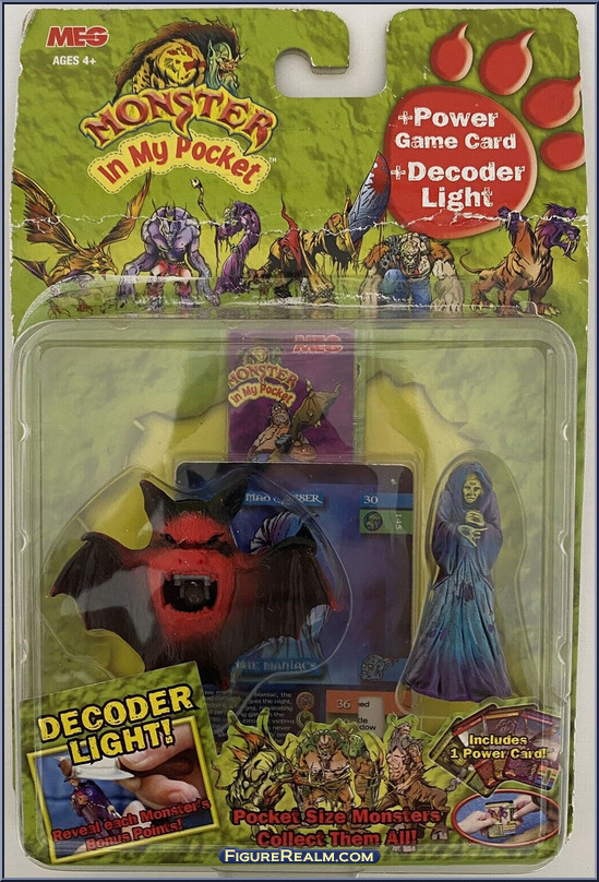 Mad Gasser - Monster in My Pocket - Decoder Lights - Meg Action Figure
