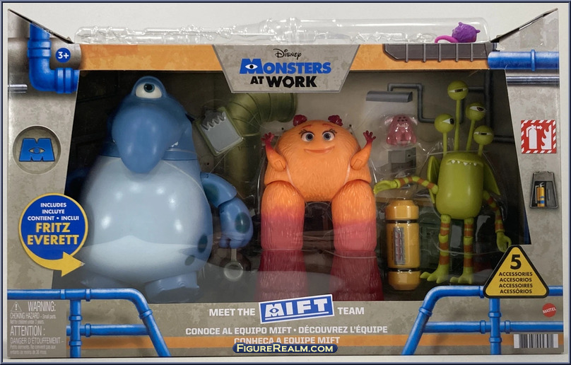 Meet the MIFT Team - Monsters at Work - Box Sets - Mattel Action Figure