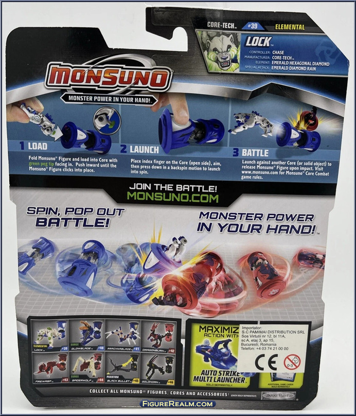 Lock (Core-Tech) - Monsuno - Elemental Edition - Jakks Pacific Action ...