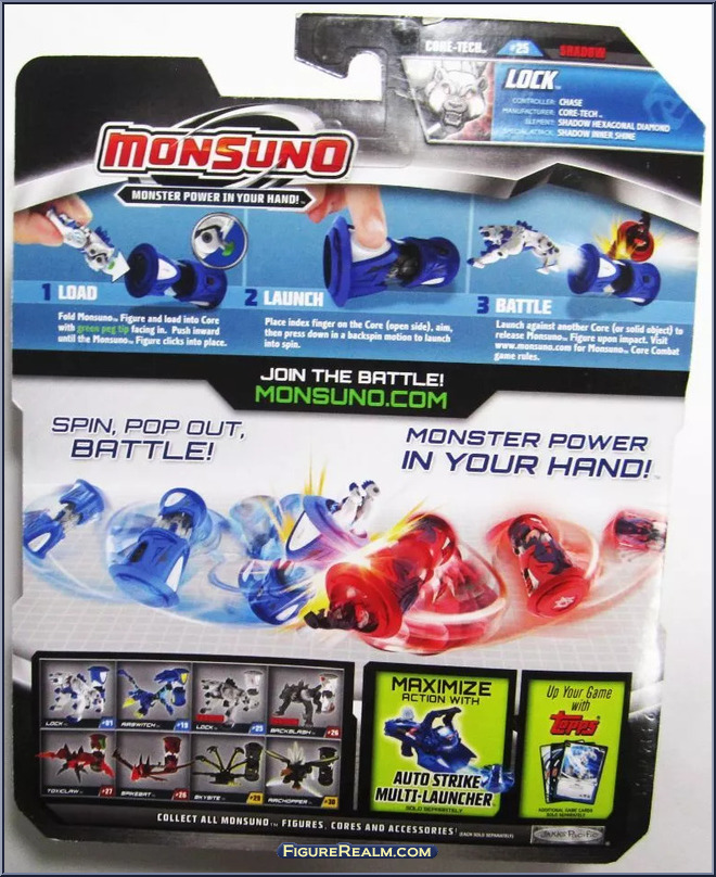 Lock - Monsuno - Shadow Edition - Jakks Pacific Action Figure