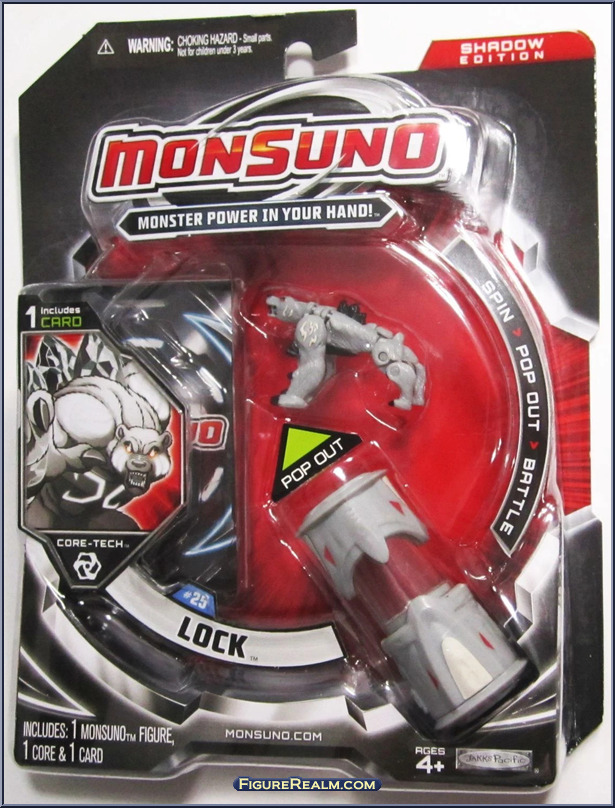 Lock - Monsuno - Shadow Edition - Jakks Pacific Action Figure