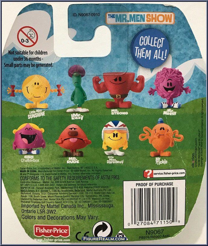 Mr. Bump - Mr. Men Little Miss - Basic Series - Fisher-Price Action Figure