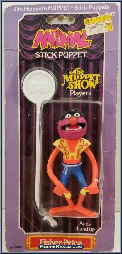 Animal - Muppet Show - Stick Puppets - Fisher-Price Action Figure