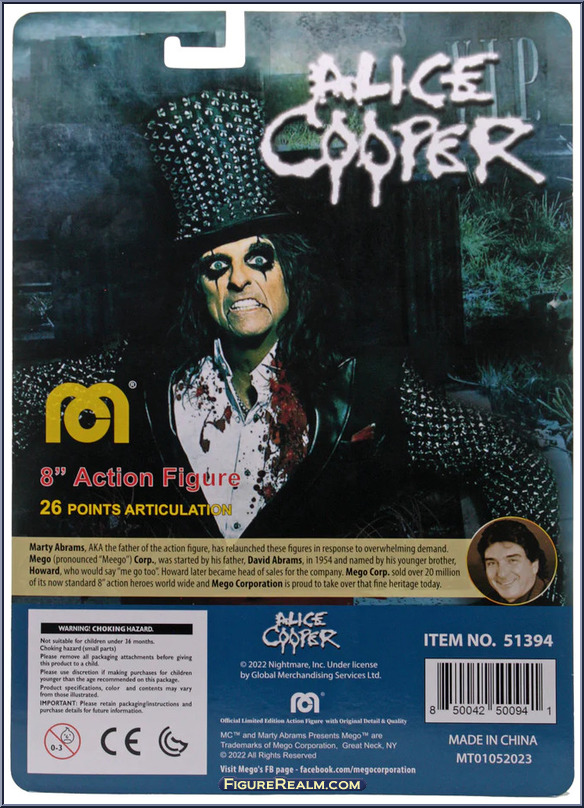 Alice Cooper - Music Icons - Alice Cooper - Mego 2018 Action Figure