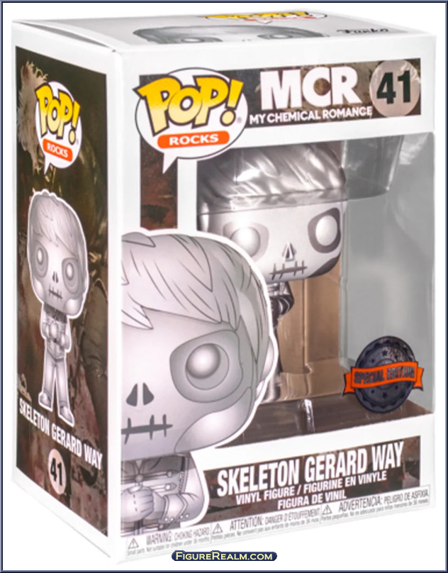 Skeleton Gerard Way (Metallic) - My Chemical Romance - Pop! Vinyl ...