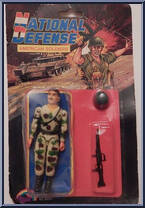 American Soldier #3 - National Defense - Black Cards - Agglo Action Figure