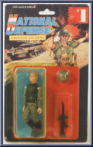 American Soldier #6 - National Defense - Black Cards - Agglo Action Figure
