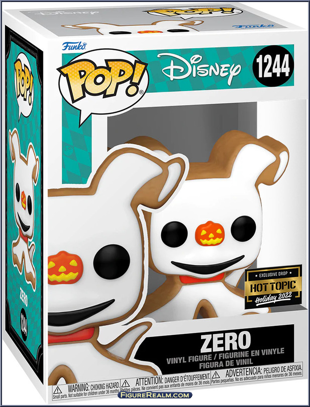 Zero (Gingerbread) - Nightmare Before Christmas - Pop! Vinyl Figures ...