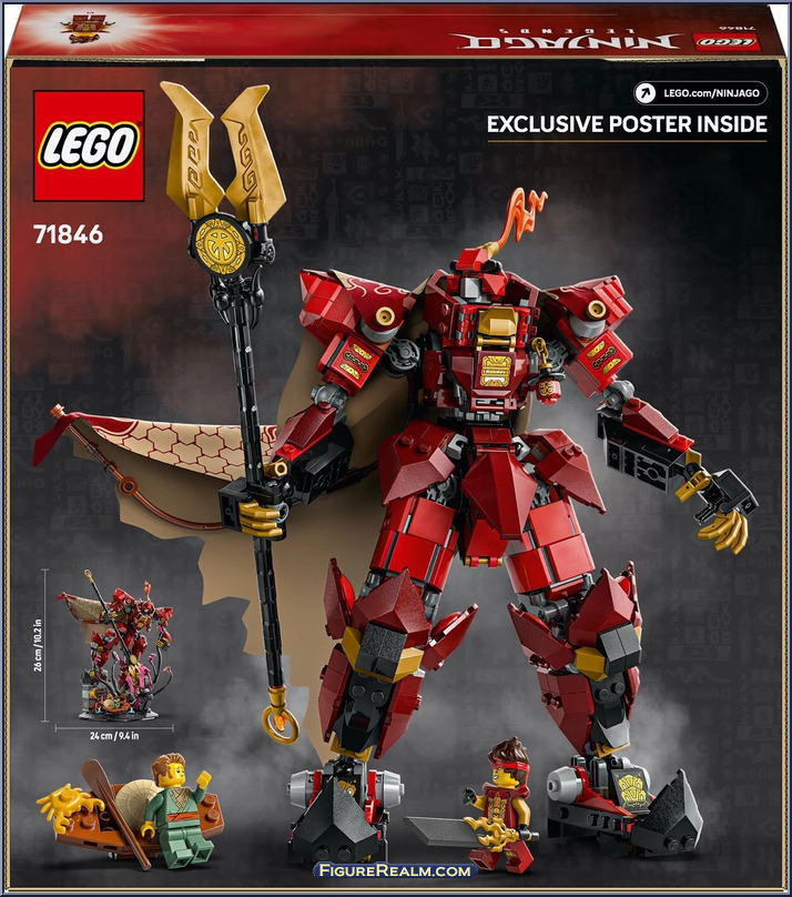 Fire Knight Mech - Ninjago - Legends - Lego Action Figure