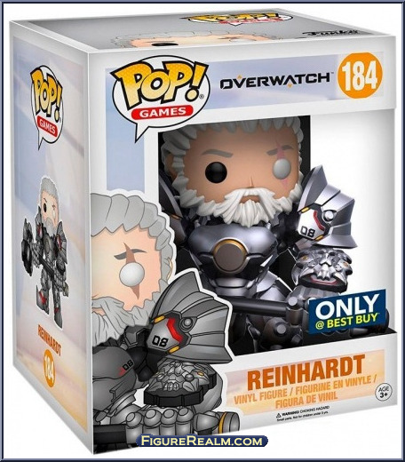 Reinhardt No Helmet Overwatch Pop Vinyl Figures Funko Action Figure
