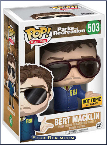 Bert Macklin - Parks and Recreation - Pop! Vinyl Figures - Funko Action ...