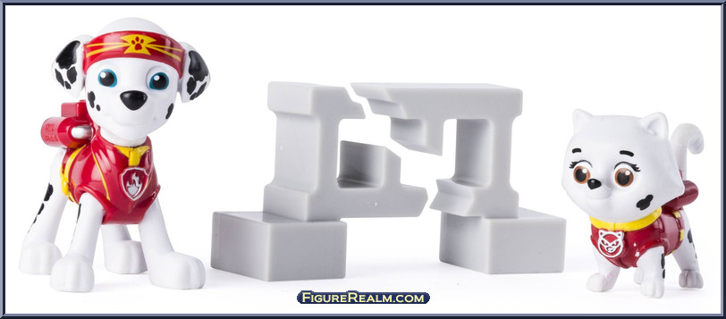 Marshall and Kitty - Paw Patrol - Pup-Fu - Spinmaster Action Figure