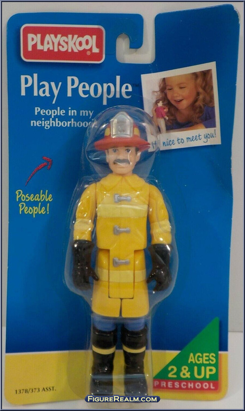 Fireman - Play People - Neighborhood - Playskool Action Figure