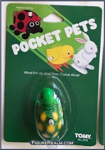 Turtle - Pocket Pets - 1985 Wind-Ups - Tomy Action Figure