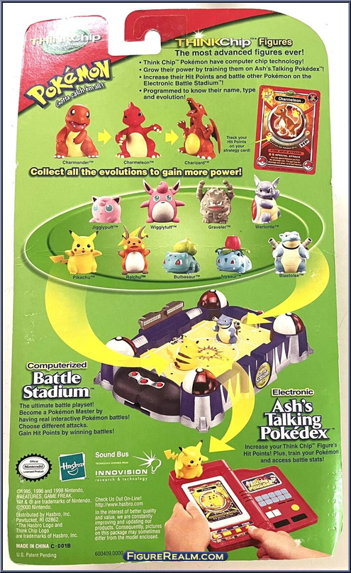 Pikachu - Pokemon - Battle Stadium - ThinkChip - Hasbro Action Figure