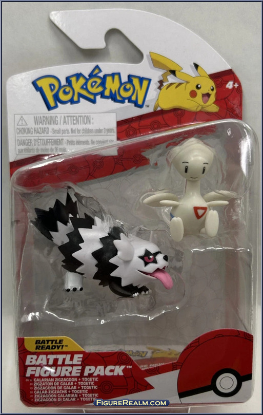 Galarian Zigzagoon / Togetic - Pokemon - Battle Figure Packs - Jazwares ...