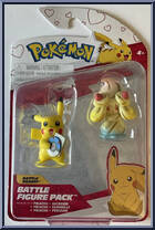Pikachu / Alcremie - Pokemon - Battle Figure Packs - Jazwares Action Figure