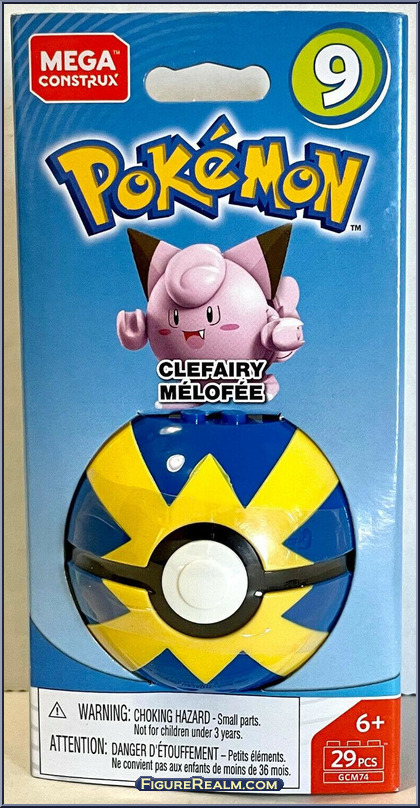 Clefairy (Melofee) - Pokemon - Poke Ball - Series 8 - Mega Brands ...