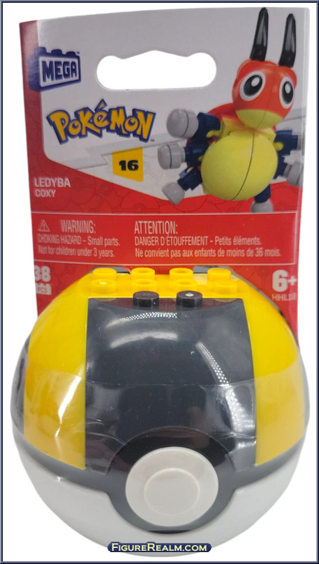 Ledyba (Coxy) - Pokemon - Poke Ball - Series 16 - Mega Brands Action Figure