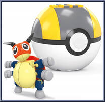 Ledyba (Coxy) - Pokemon - Poke Ball - Series 16 - Mega Brands Action Figure