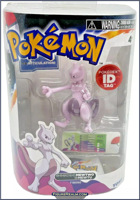 Mewtwo - Pokemon - Pokedex ID Tags - Tomy Action Figure