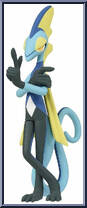 Inteleon - Pokemon - Monster Collection - MS Series - Tomy Action Figure