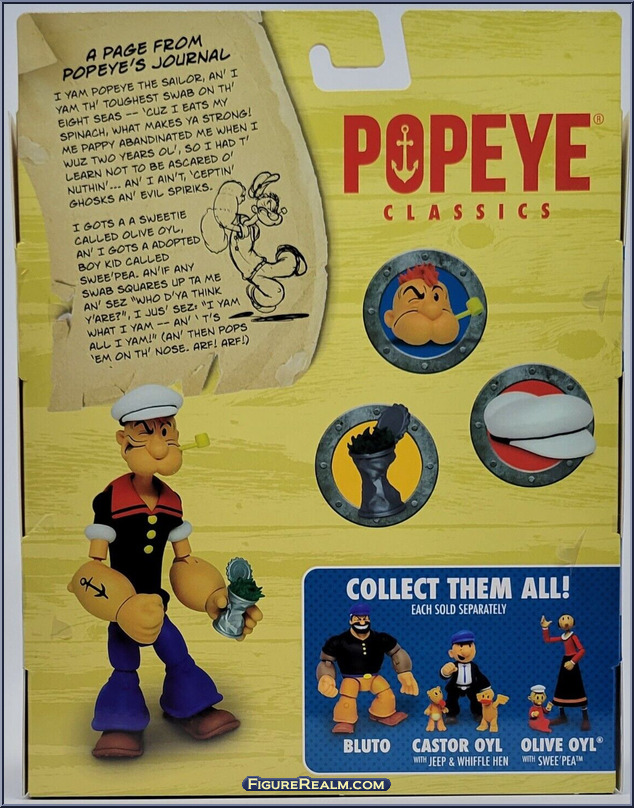 Popeye - Popeye Classics - Basic Series - Boss Fight Studio Action Figure