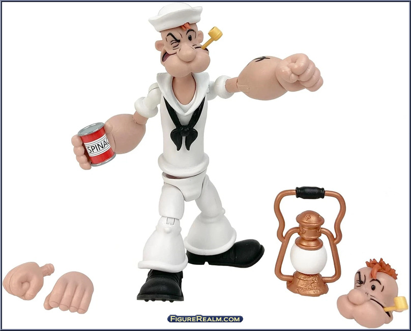 Popeye (White Sailor Suit) - Popeye Classics - Basic Series - Boss Fight Studio Action Figure