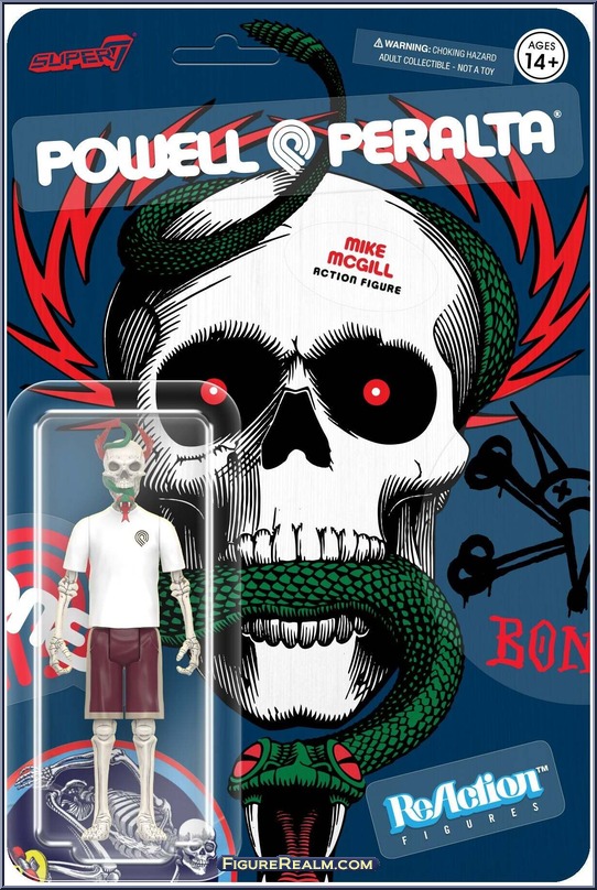 Mike McGill (Mt. Trashmore '85) - Powell-Peralta - ReAction Figures - Super7 Action Figure