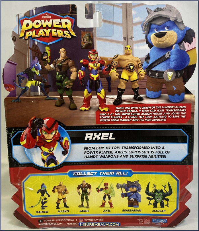 Axel - Power Players - Basic Series - Playmates Action Figure
