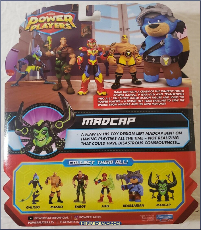 Madcap - Power Players - Basic Series - Playmates Action Figure