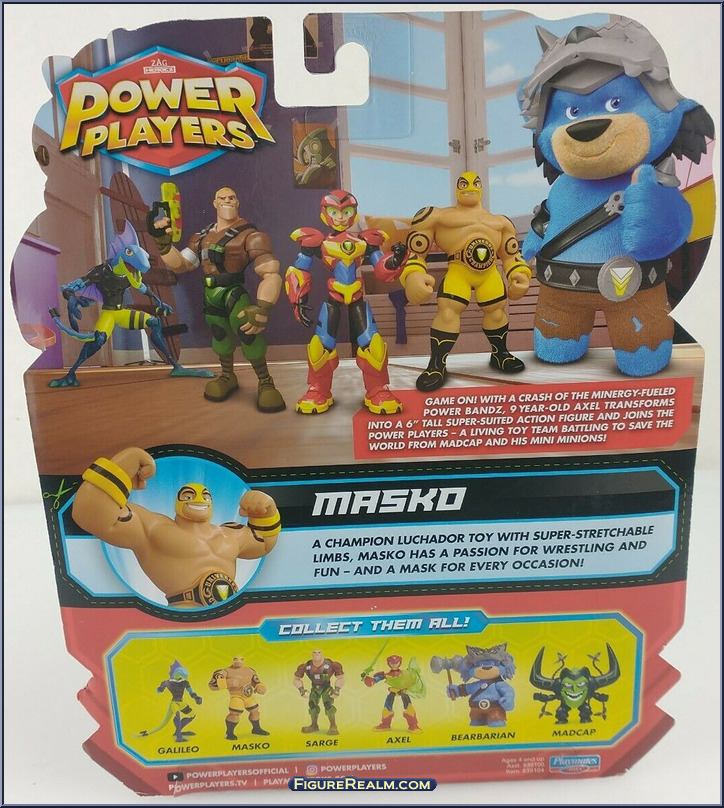 Masko - Power Players - Basic Series - Playmates Action Figure