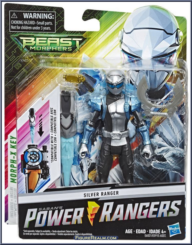 Silver Ranger - Power Rangers Beast Morphers - Basic Series - Hasbro ...
