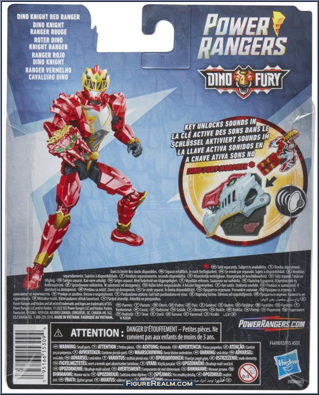 Dino Knight Red Ranger - Power Rangers Dino Fury - Basic Series ...