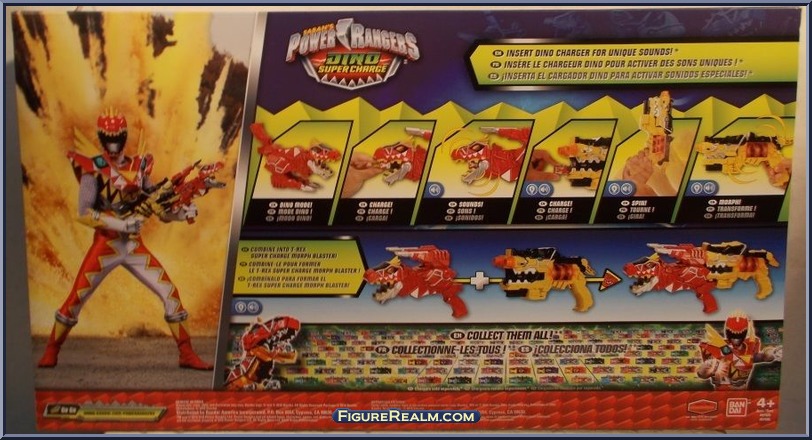 T-Rex Super Charge Morph Blaster Set - Power Rangers Dino Super Charge ...