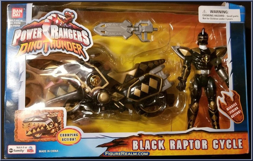 Black Raptor Cycle - Power Rangers Dino Thunder - Cycles - Bandai ...