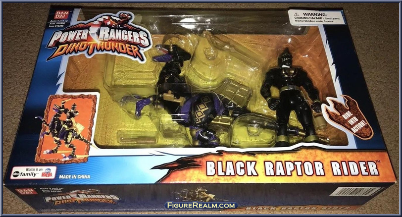 Black Raptor Rider - Power Rangers Dino Thunder - Vehicles - Bandai ...