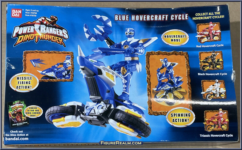 Blue Hovercraft Cycle - Power Rangers Dino Thunder - Cycles - Bandai ...