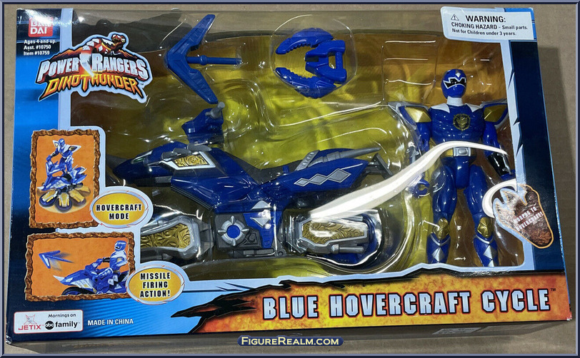 Blue Hovercraft Cycle - Power Rangers Dino Thunder - Cycles - Bandai ...