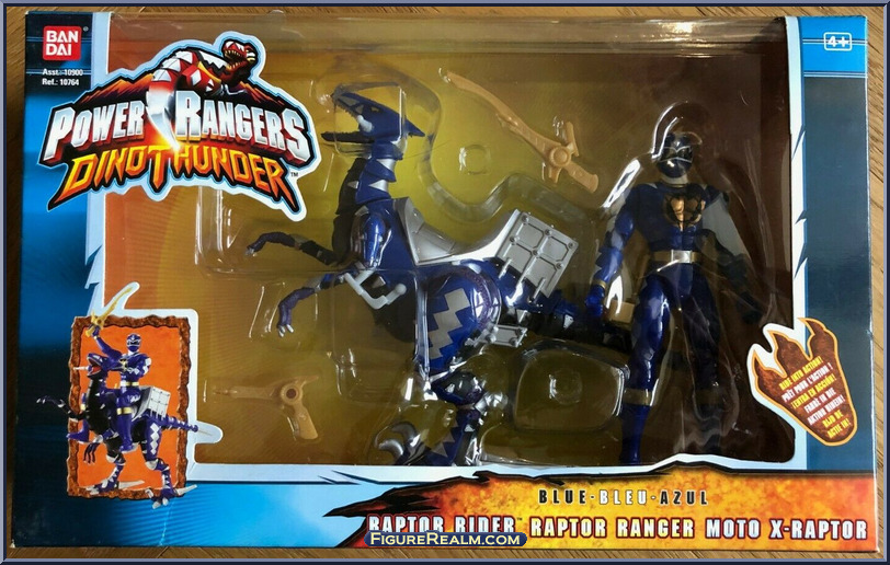 Blue Raptor Rider - Power Rangers Dino Thunder - Vehicles - Bandai ...