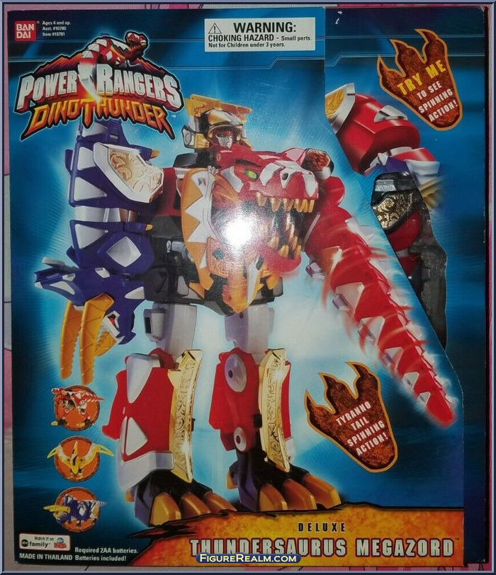 Deluxe Thundersaurus Megazord - Power Rangers Dino Thunder - Deluxe ...