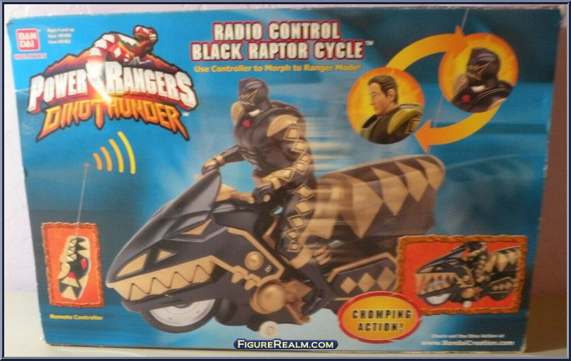Radio Control Black Raptor Cycle - Power Rangers Dino Thunder - Radio ...