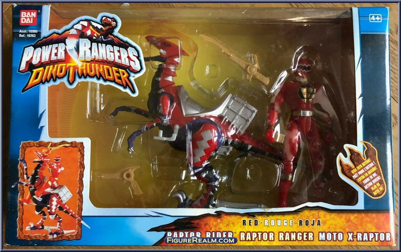 Red Raptor Rider - Power Rangers Dino Thunder - Vehicles - Bandai ...