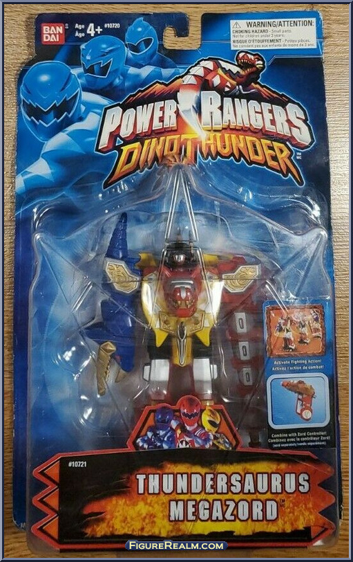 Thundersaurus Megazord (Red Arm) - Power Rangers Dino Thunder - Action ...