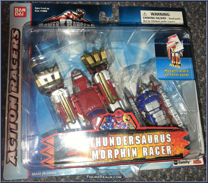 Thundersaurus Morphin Racer - Power Rangers Dino Thunder - Action ...