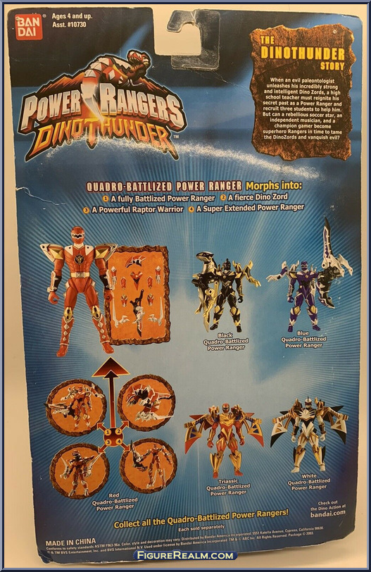 Triassic Quadro-Battlized Power Ranger - Power Rangers Dino Thunder ...